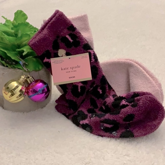kate spade | Accessories | 2 Pairs Kate Spade Plush Crew Socks | Poshmark